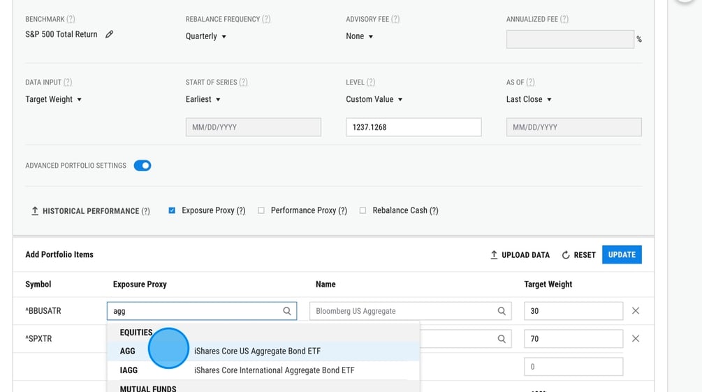 How to Add Exposure Proxies to a Portfolio